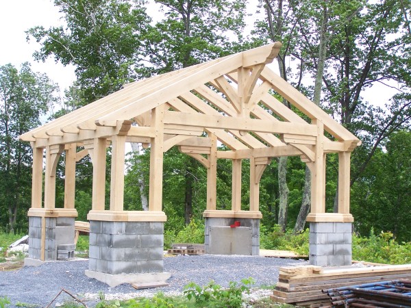 Greene and Greene Gazebo Gets a Facelift | A Blog about Old Barns ...