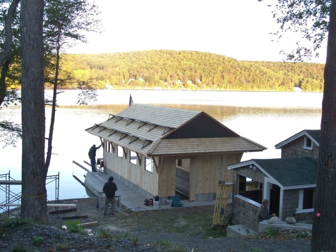 GMTF Takes Timber Framing to the Water: The Boat House Project | A Blog ...