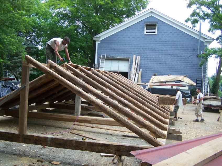 restoring post and beam barn from 1850s | A Blog about Old Barns ~ from ...