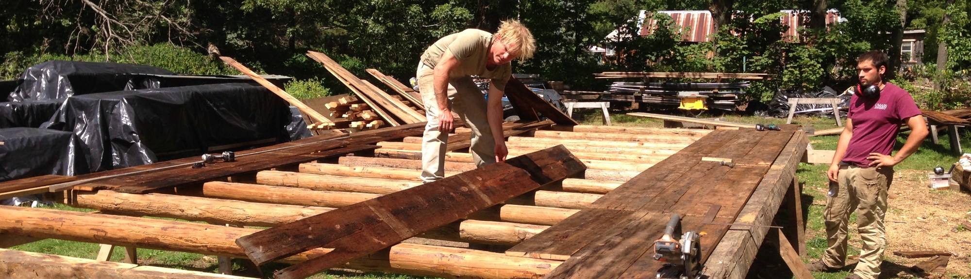 Restoration of the Roof System on a Corn Crib | A Blog about Old Barns ...