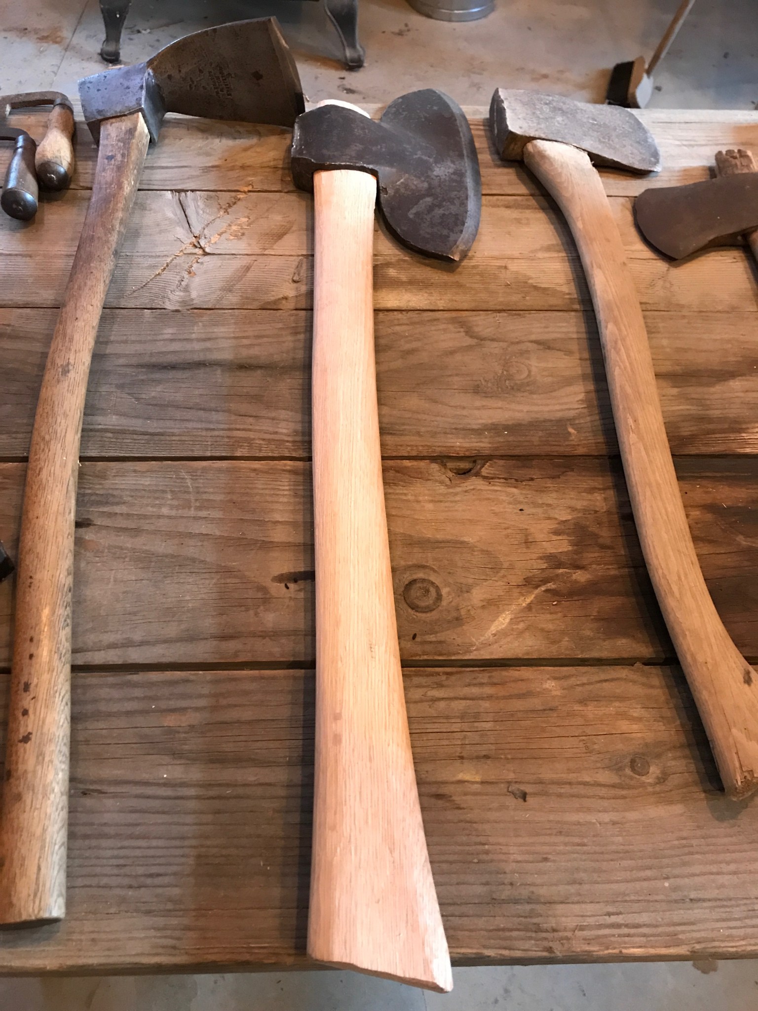 new handle for an antique broad axe green mountain timber frames | A ...